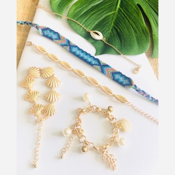Fashion Jewelry | Jewelry | Boho Beaded Shell Bracelet 5 Piece Set 079 ...